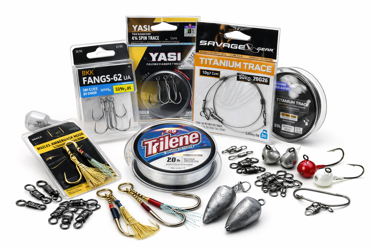 Fishing Terminal Tackle UAE | Buy Hooks, Swivels & Accessories – Anglershub